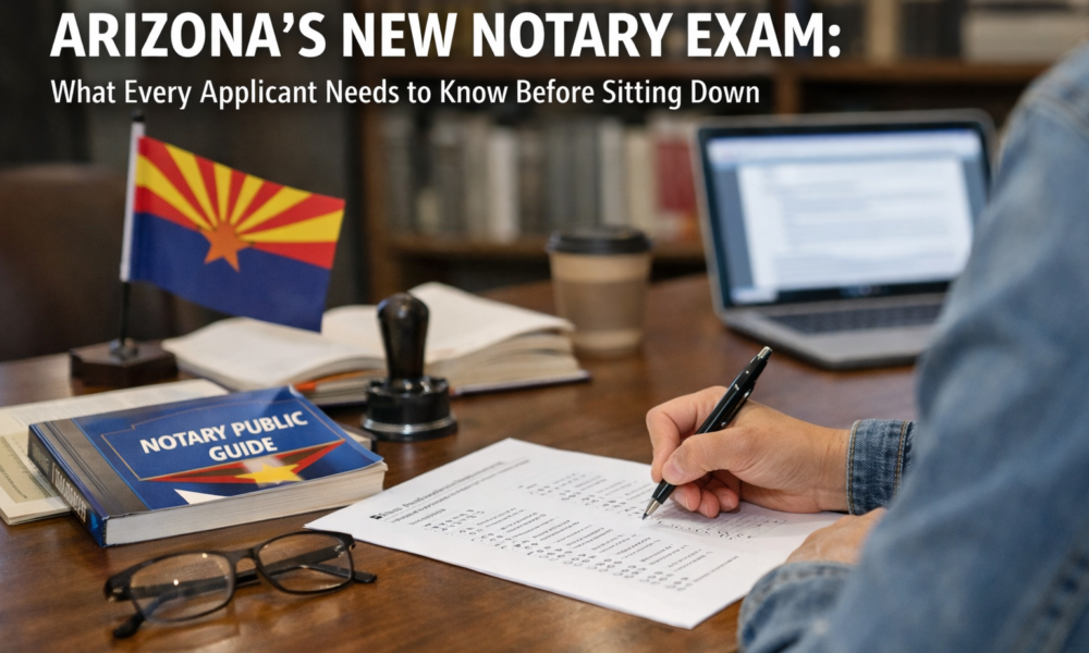 Arizona’s New Notary Exam: What Every Applicant Needs to Know Before ...