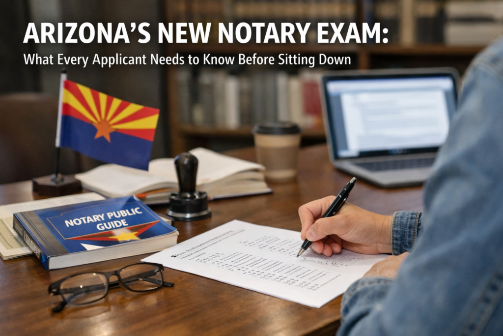 Arizona’s New Notary Exam: What Every Applicant Needs to Know Before ...