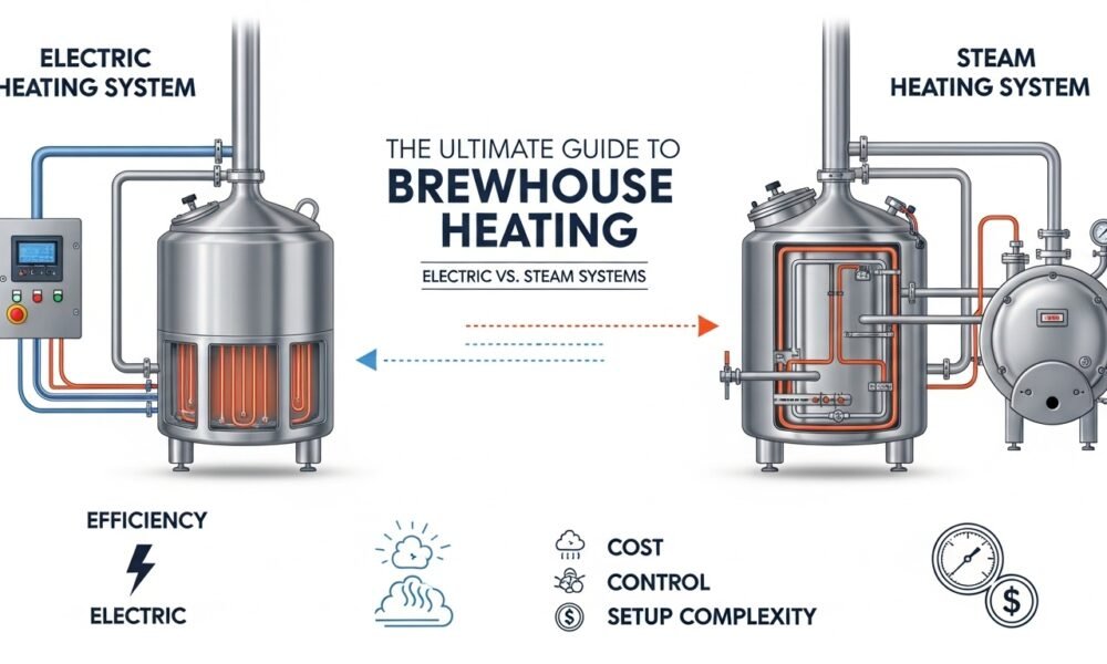 The Ultimate Guide to Brewhouse Heating: Electric vs. Steam Systems